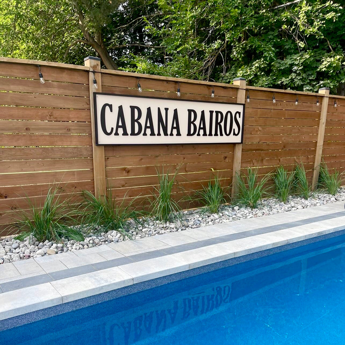 Cabana / Backyard Outdoor Sign – Urban Playground Designs