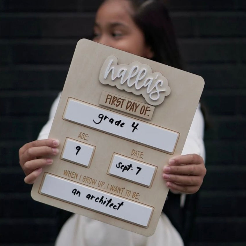 First / Last Day of School LARGE Board – Urban Playground Designs