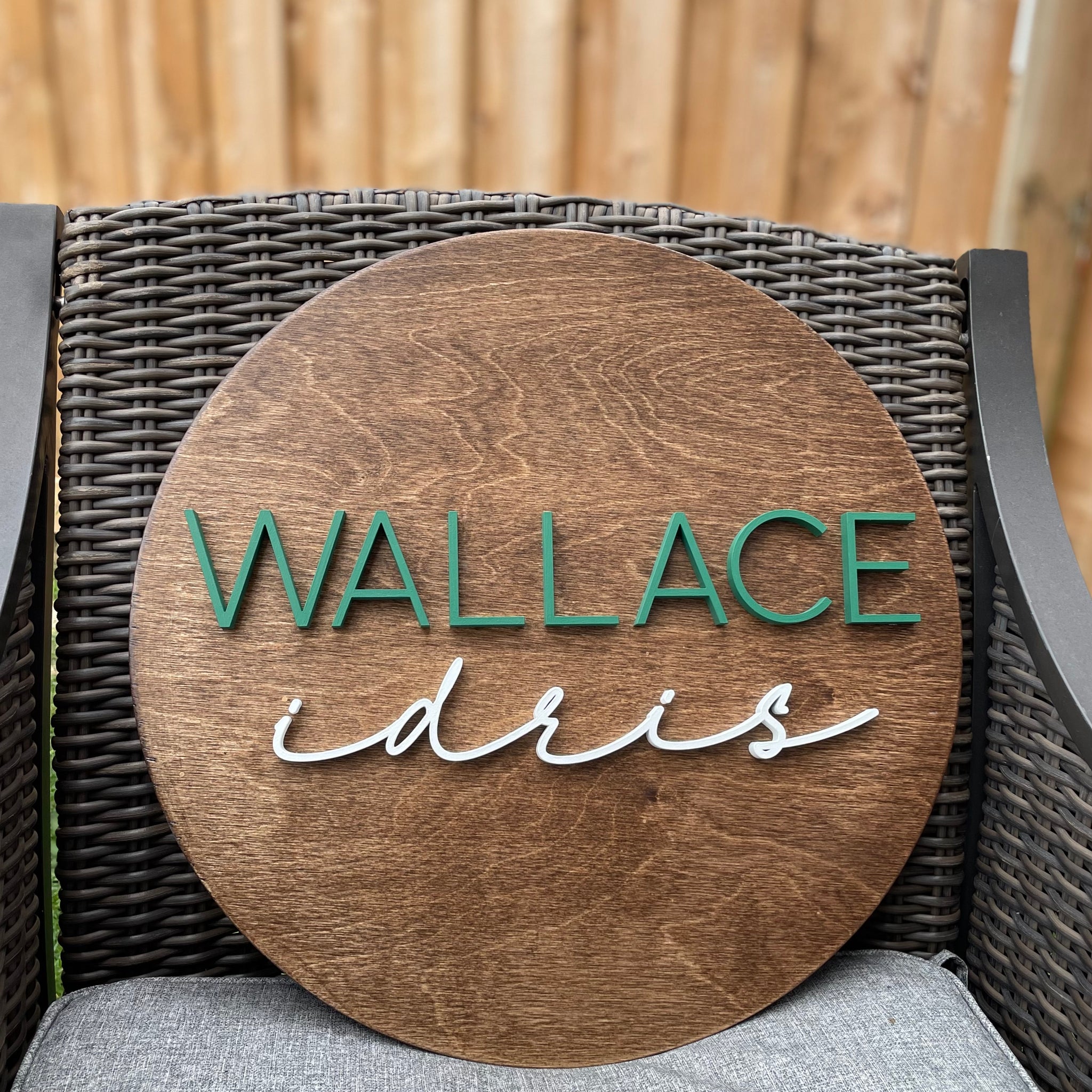 Classic Name Round – Urban Playground Designs